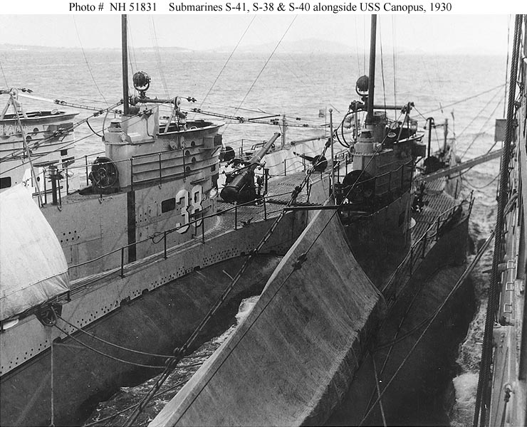 USN Ships--USS Canopus (AS-9) -- Views Taken from the Ship