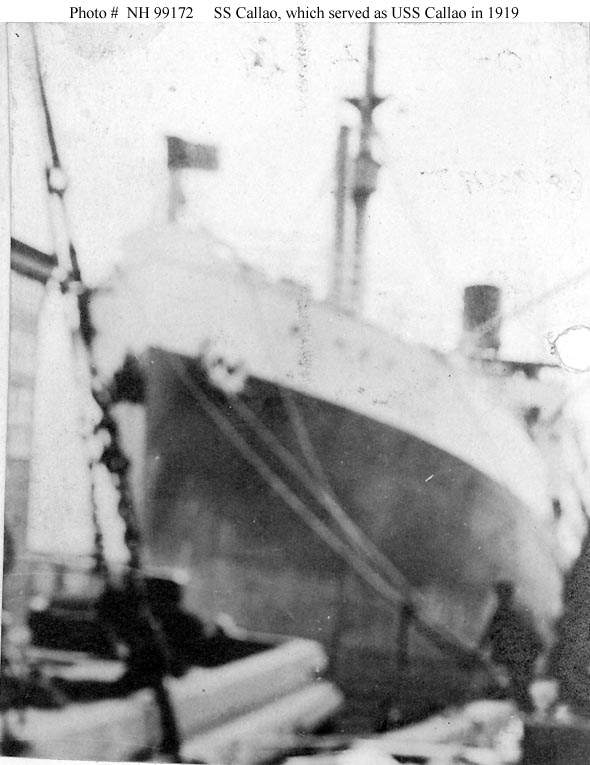 Civilian Ships--Callao (Peruvian Passenger and Cargo Vessel, 1912)