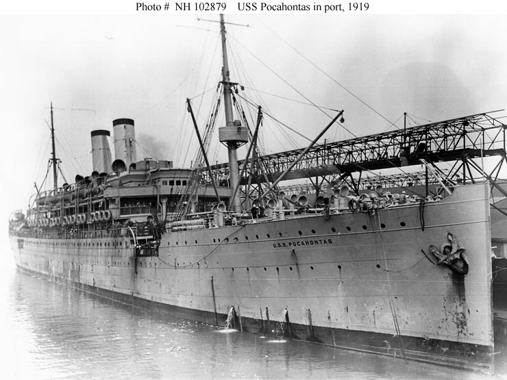USN Ships--USS Pocahontas (ID # 3044)