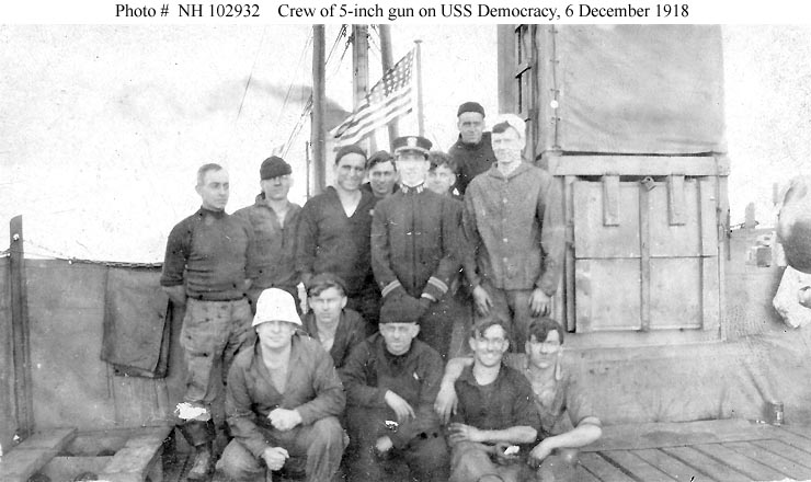 USN Ships--USS Democracy (ID # 2215), 1918-1919